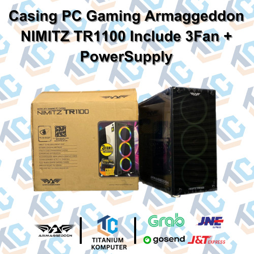 Jual Casing PC Gaming Armaggeddon NIMITZ TR1100 Include 3Fan ...