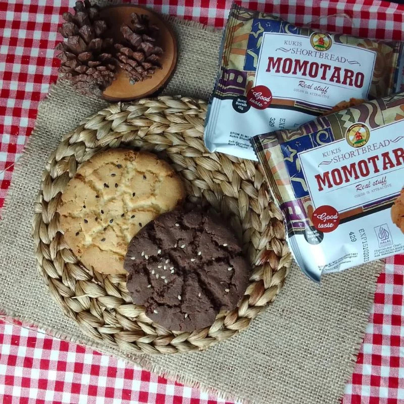 Jual Momotaro ShortBread Cookies 45gr By AOKA Original Kukis Snack ...