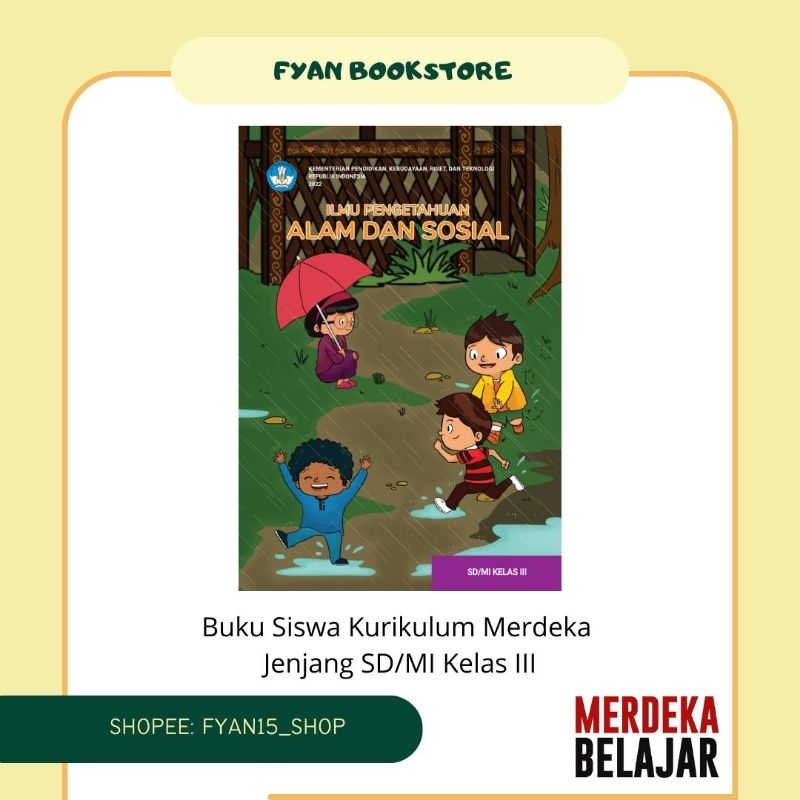 Jual Fyan Book Store: Buku Siswa Ilmu Pengetahuan Alam dan Sosial Kelas ...
