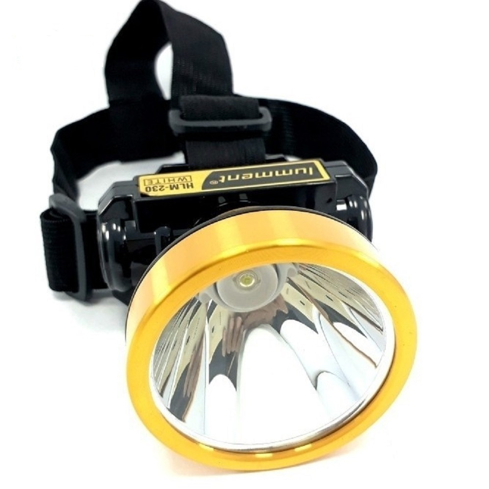 Jual HLM 230 Senter Kepala LED 30 Watt Head Light Recharge Head Lamp ...