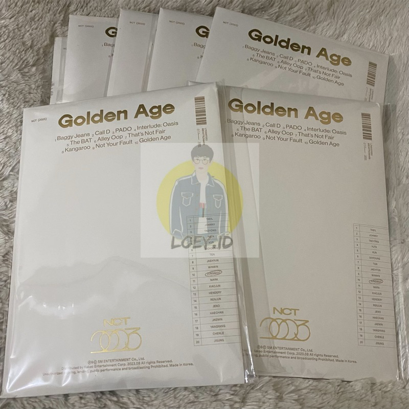 Jual NCT 2023 GOLDEN AGE ALBUM COLLECTING VERSION SEALED JENO JAEHYUN JAEMIN TAEYONG DOYOUNG ...