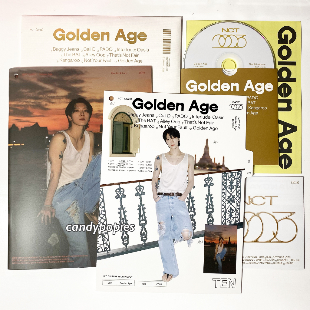 Jual [READY] 𝗔𝗟𝗕𝗨𝗠 𝗢𝗡𝗟𝗬 NCT 2023 - GOLDEN AGE COLLECTING VER JENO JAEHYUN MARK | Shopee Indonesia