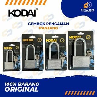 Jual Gembok Pagar / Rumah / Pintu Kodai Panjang Nikel 30 / 40 / 50 / 60 mm | Shopee Indonesia