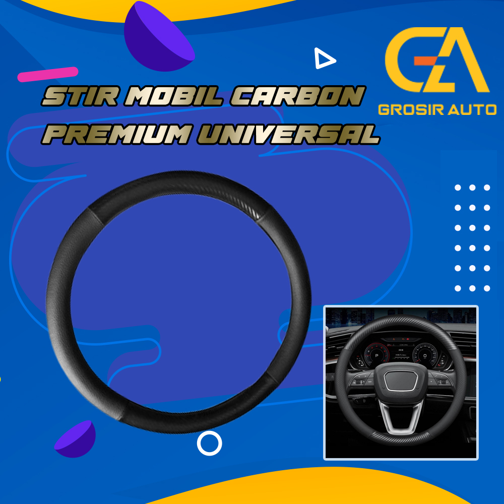 Jual Sarung Stir Setir Eternity Karbon / Cover Steer Mobil Carbon ...