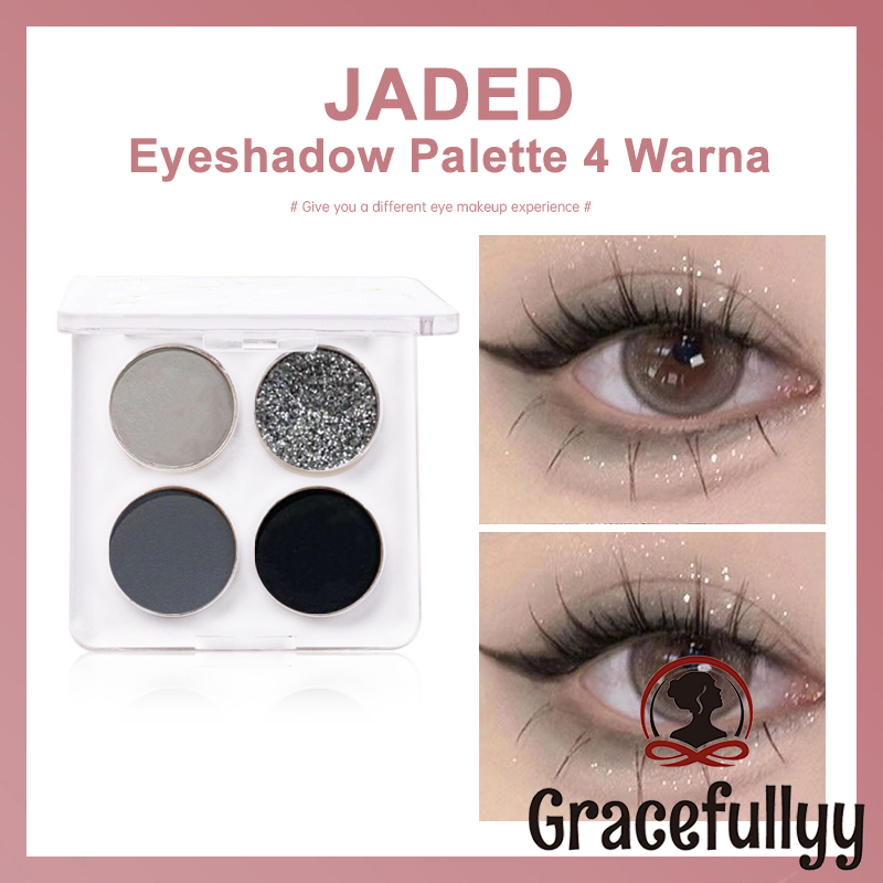 Jual [COD]JADED Eyeshadow Palette Vintage 4 Warna Smoky Makeup Matte ...