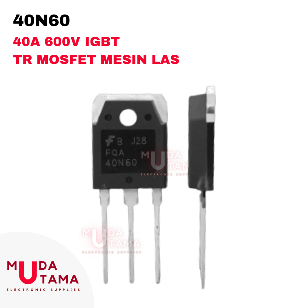 Jual Transistor Mosfet 40N60 Mesin Las - TR 40N60 - TR Las 40A 600V ...