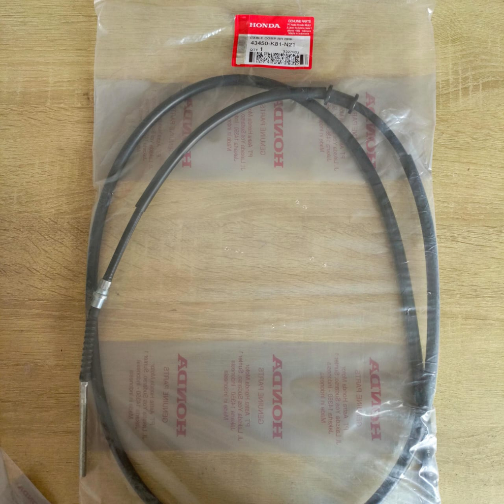 Jual Kabel Rem Belakang BeAT Sporty eSP K81 non CBS ORI AHM 43450K81N21 ...