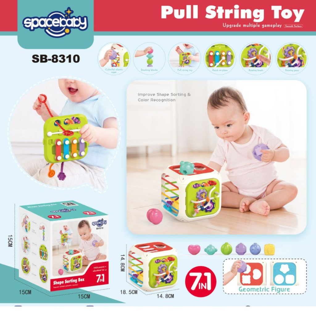 Jual MAINAN BABY TOYS PULL STRING 7IN1 DAN 5IN1 | Shopee Indonesia