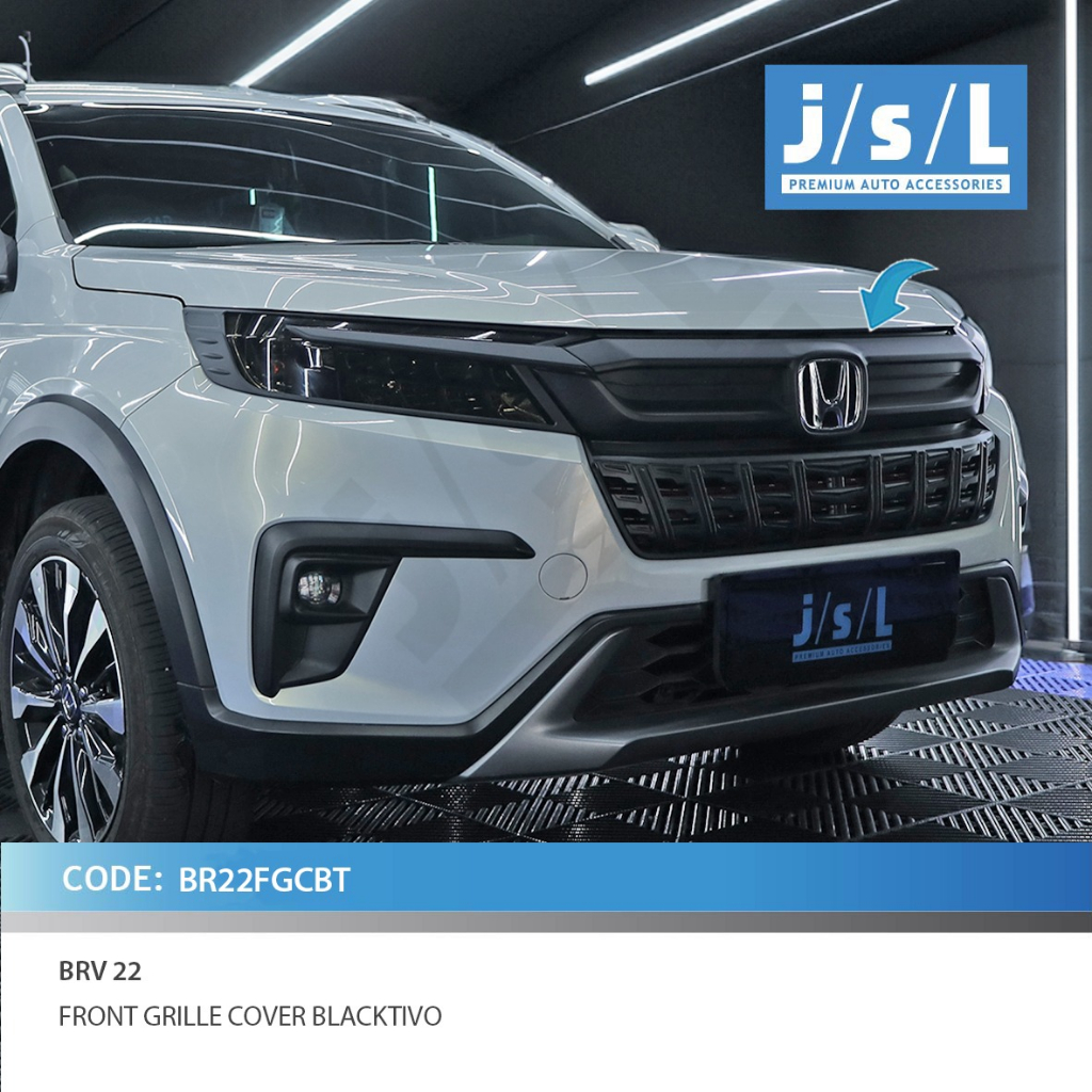 Jual All New BRV 22 Front Grille Cover Blacktivo JSL Grill Depan Cover ...