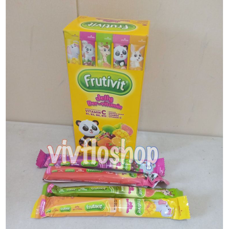 Jual Frutivit Jelly Buah Bervitamin (Mayora) Box isi 20 | Shopee Indonesia