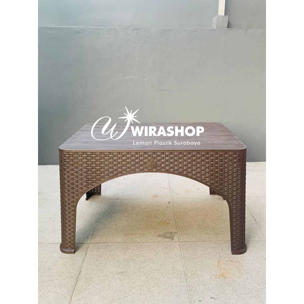 Jual Meja plastik/Meja Rotan/Meja Teras/Meja Rotan Olymplast OST-W ...