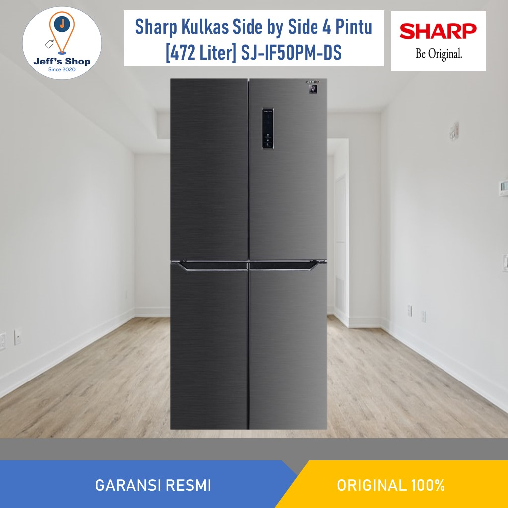 Jual Sharp Kulkas Side by Side 4 Pintu [472 Liter] SJ-IF50PM-DS Inverter | Shopee Indonesia