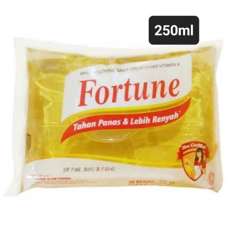 Jual Minyak Goreng Fortune Kemasan Bantal 250ml 250 ml | Shopee Indonesia