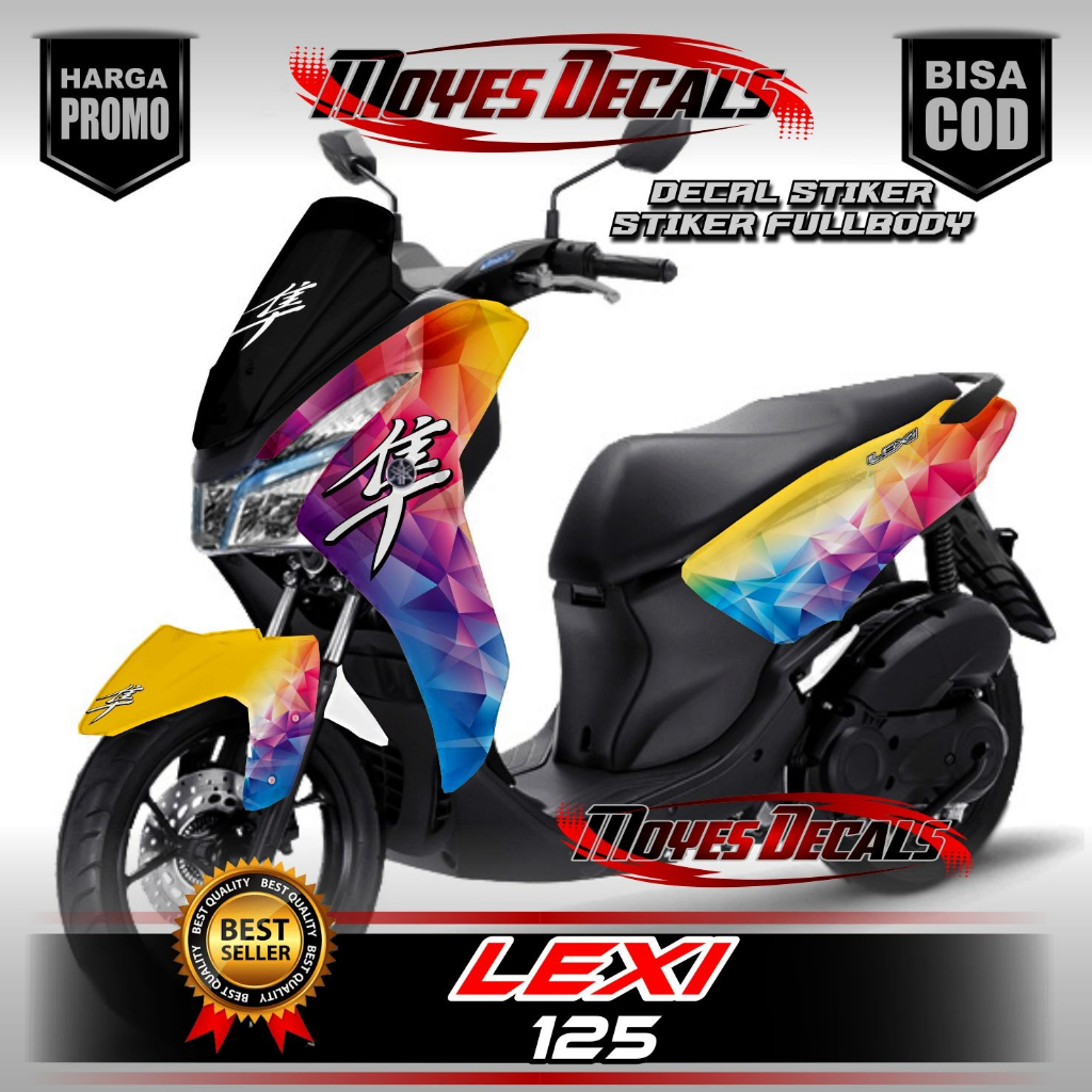 Jual Decal Lexi Full Body Baru Stiker Motor Yamaha Lexi Full Body Decal ...