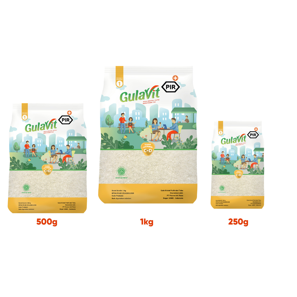 Jual GULA KRISTAL PUTIH DARI TEBU DENGAN VITAMIN A /GULAVIT 250gr/500gr ...