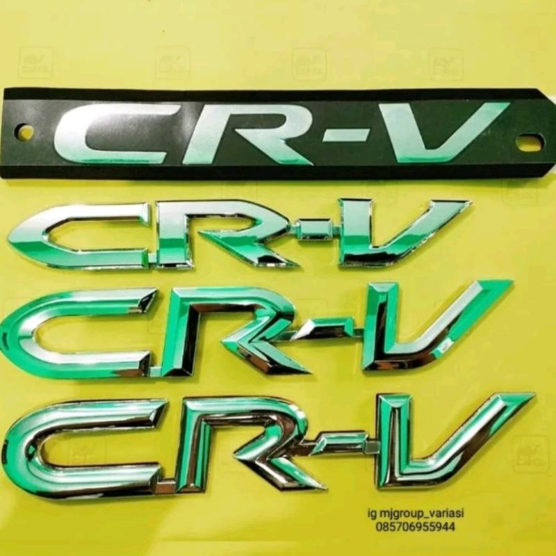 Jual Emblem logo CRV PRESTIGE VTEC TURBO honda ukuran original bagasi ...