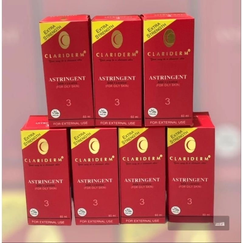 Jual TONER CLARIDERM 100% ORIGINAL Kemasan Baru/lama / 𝗕𝗣𝗢𝗠 | Shopee ...