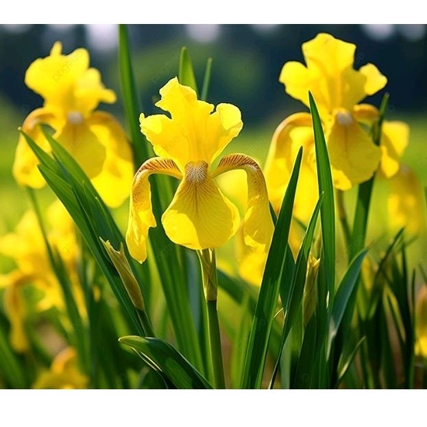 Jual Tanaman Bunga Airis Kuning /walking Iris (Iris pseudacorus ...