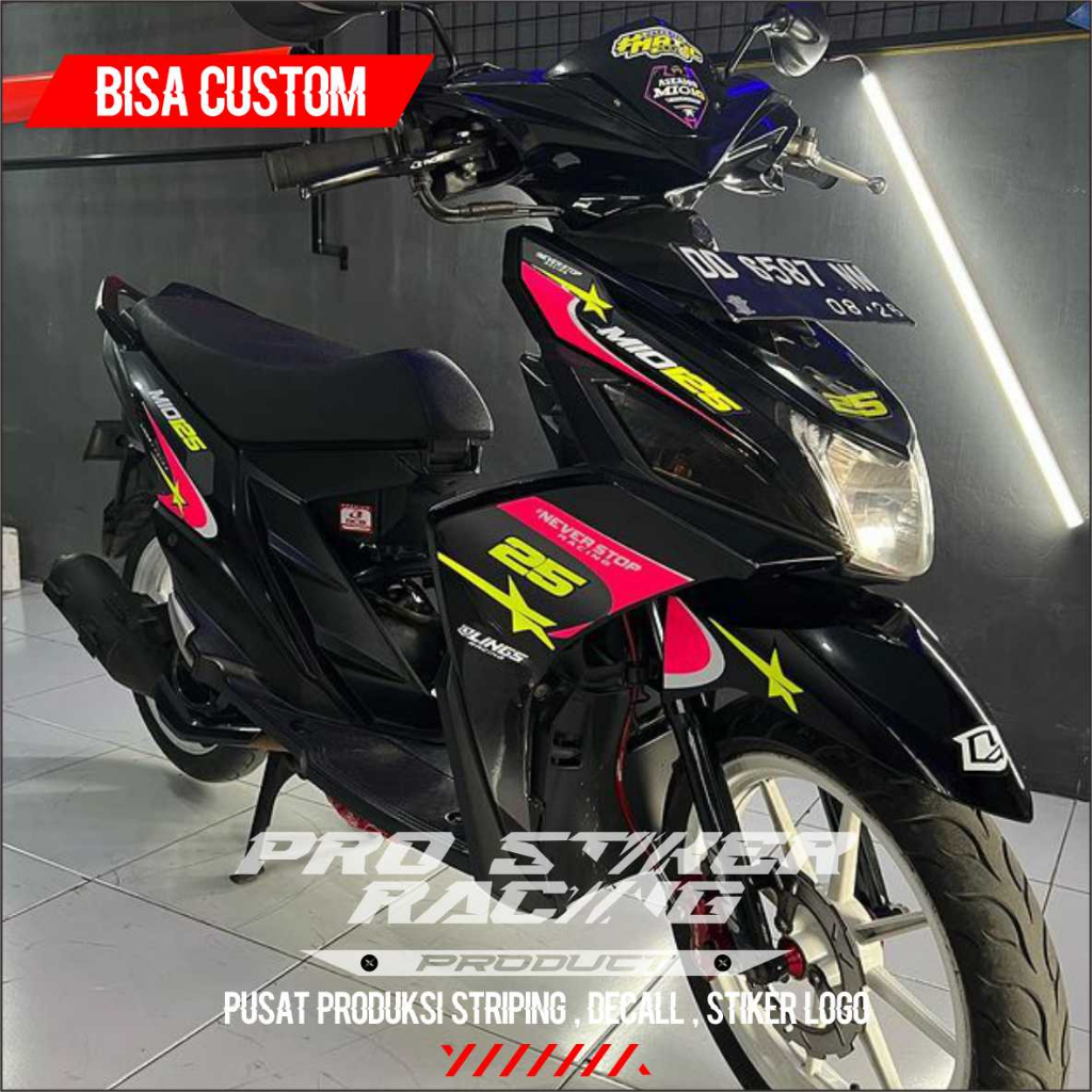 Jual Sticker Striping Mio M3 Mio Z Mio 125 Keren Terbaru | Shopee Indonesia