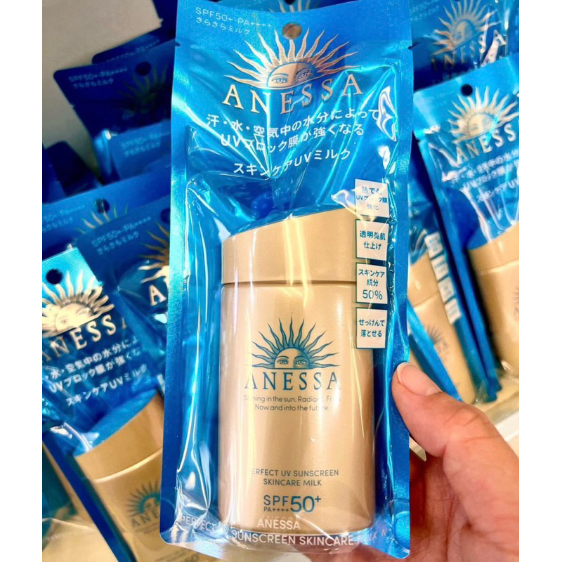 Jual [60ml] Anessa Perfect UV Suncreen Skincare Milk SPF 50+ PA ...