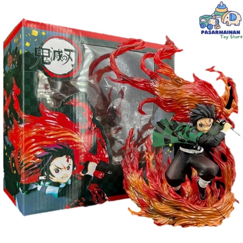 Jual Figure Demon slayer Kamado Tanjiro Nichirin Kagura Anime kimetsu ...