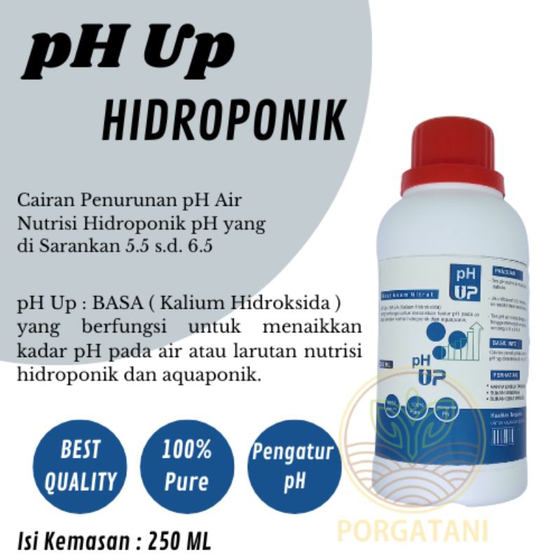 Jual pH up Hidroponik pH UP menaikkan pH pada larutan nutrisi hidroponik pemenuhan gizi ...