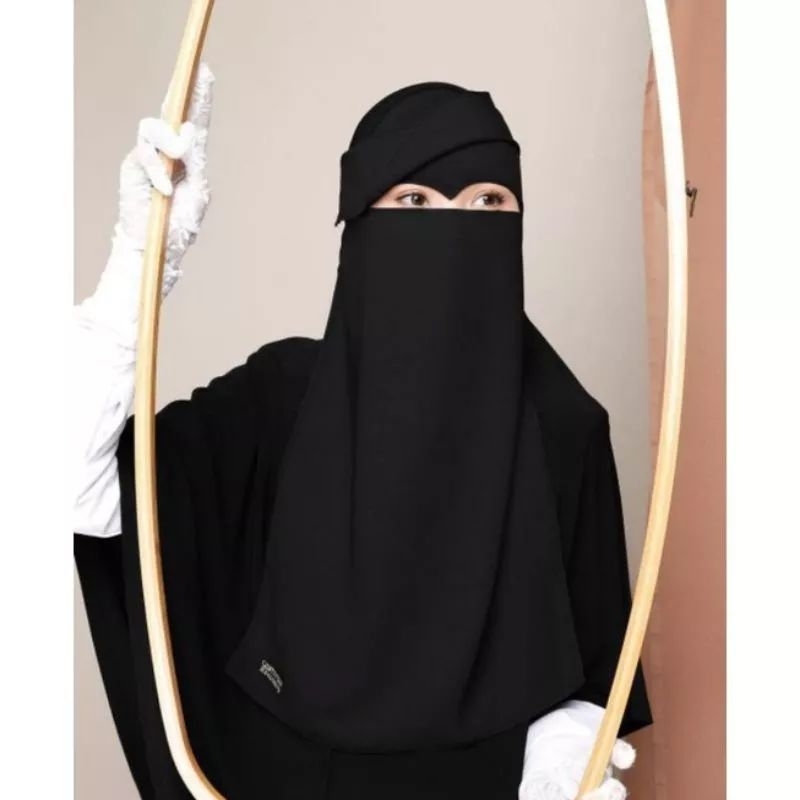 Jual Cadar Niqab Bandana Elang Poni Niqab Cadar/Cadar elang poni Polos ...