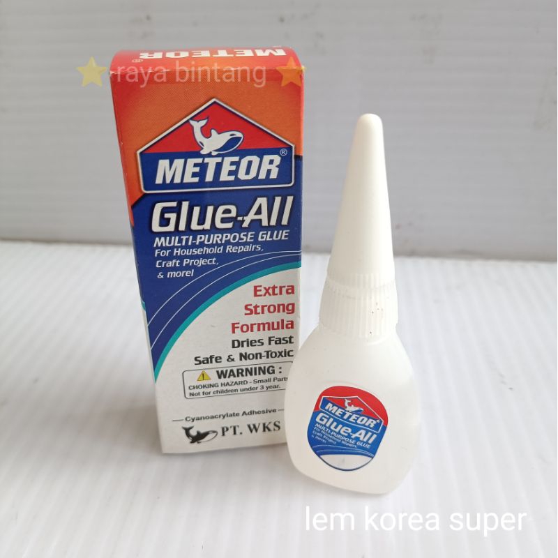 Jual Lem korea super perekat serbaguna logam plastik pvc karet besi ...