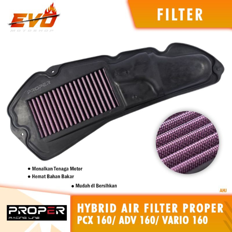Jual Filter udara Saringan udara HYBRID Honda PCX 160 /ADV 160 /VARIO ...