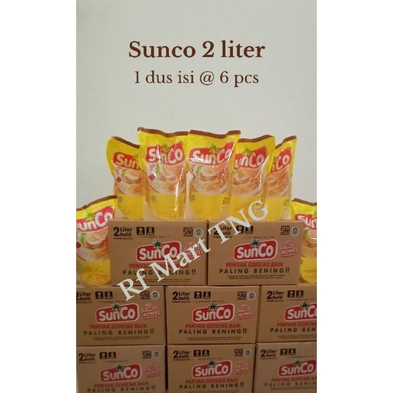 Jual Sunco 2 liter per 1 dus (@6pcs) | Shopee Indonesia
