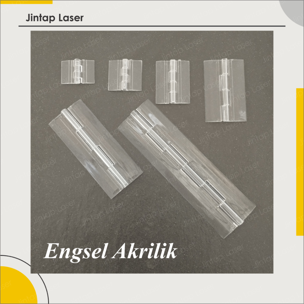 Jual Engsel Akrilik Bening Acrylic Hinge Transparan Ukuran 2.5cm 3cm ...
