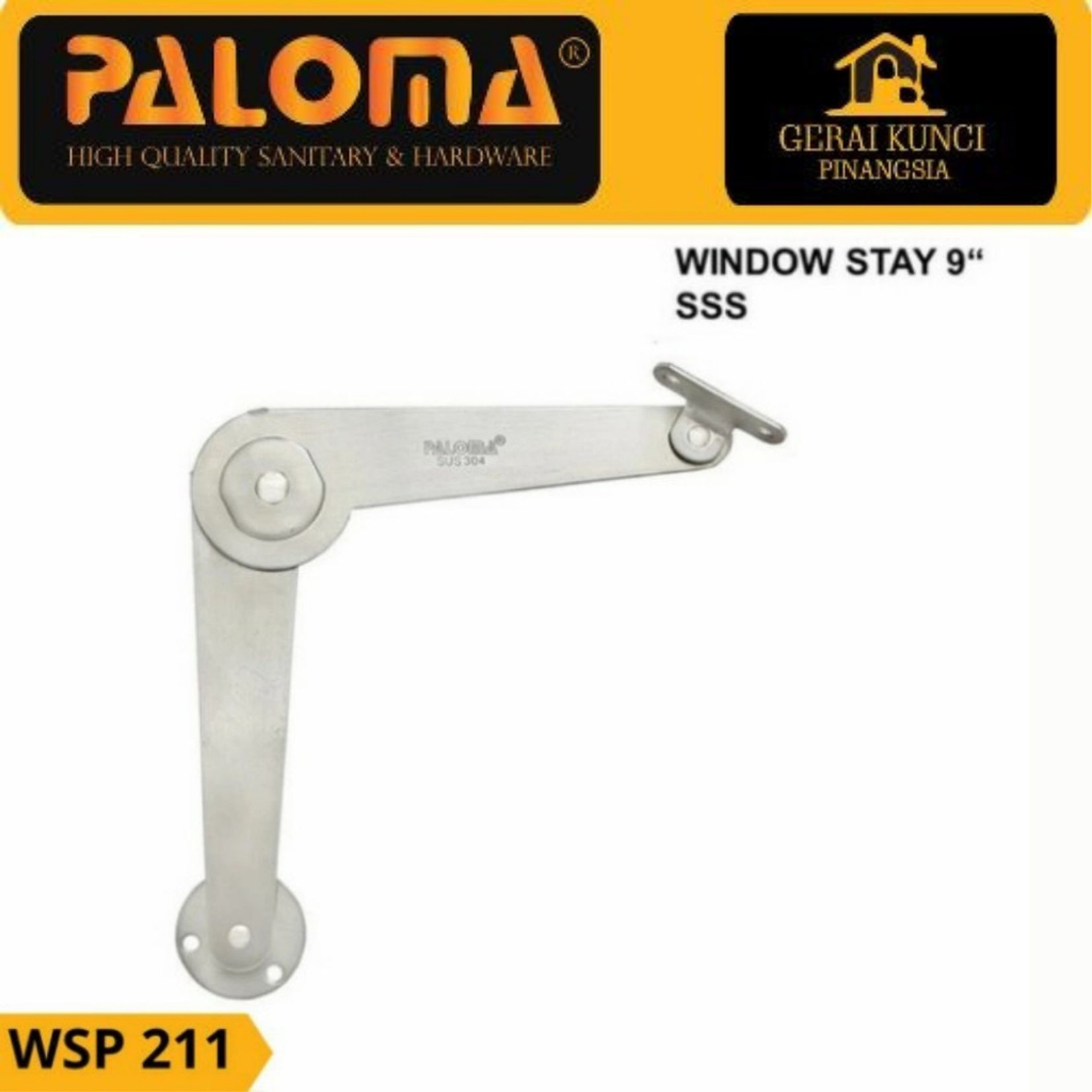 Jual Engsel Penahan Jendela PALOMA WSP 211 ( 9" ) | Shopee Indonesia
