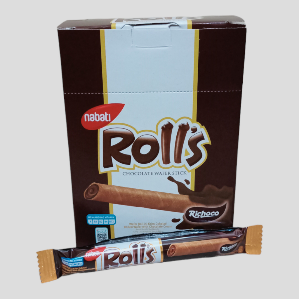 Jual Nabati Wafer Rolls Stick Series 6 gr [20 pcs/box] | Shopee Indonesia