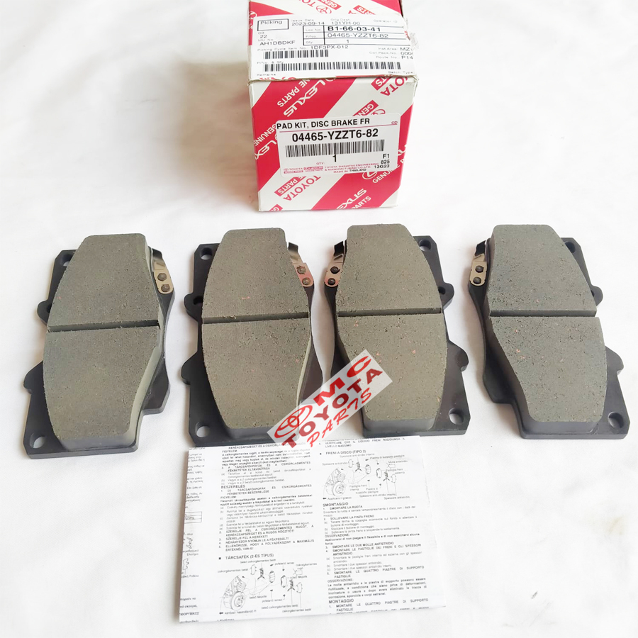 Jual Brake Pad Kampas Rem Depan Fortuner Hilux 04465-YZZT6-82 | Shopee Indonesia