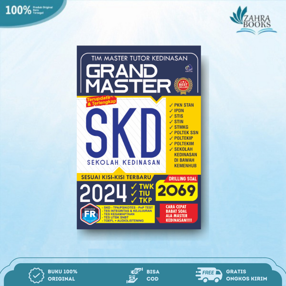 Jual Buku Sekolah Kedinasan Skd Grand Master Tes Masuk Sekolah