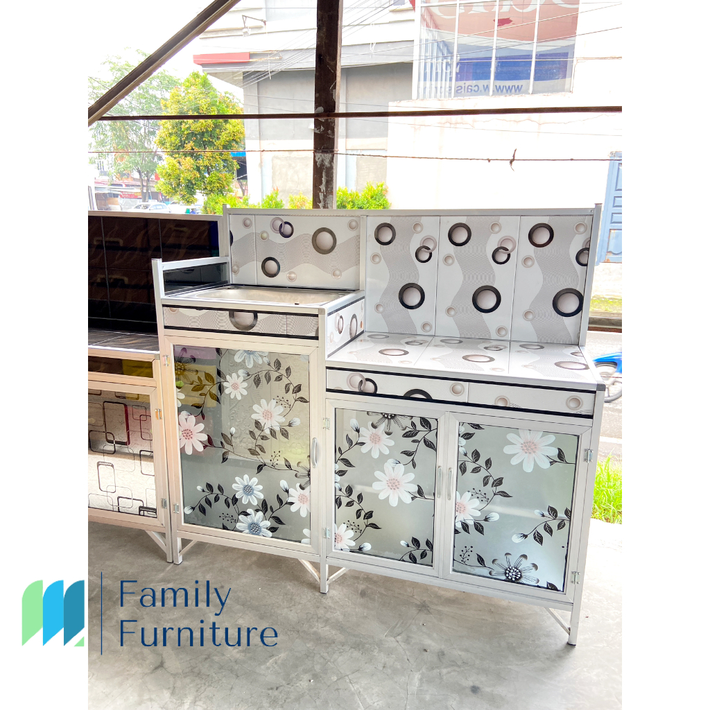 Jual Rak Kompor Floral Keramik Wastafel Tempahan Minimalist Berkualitas ...