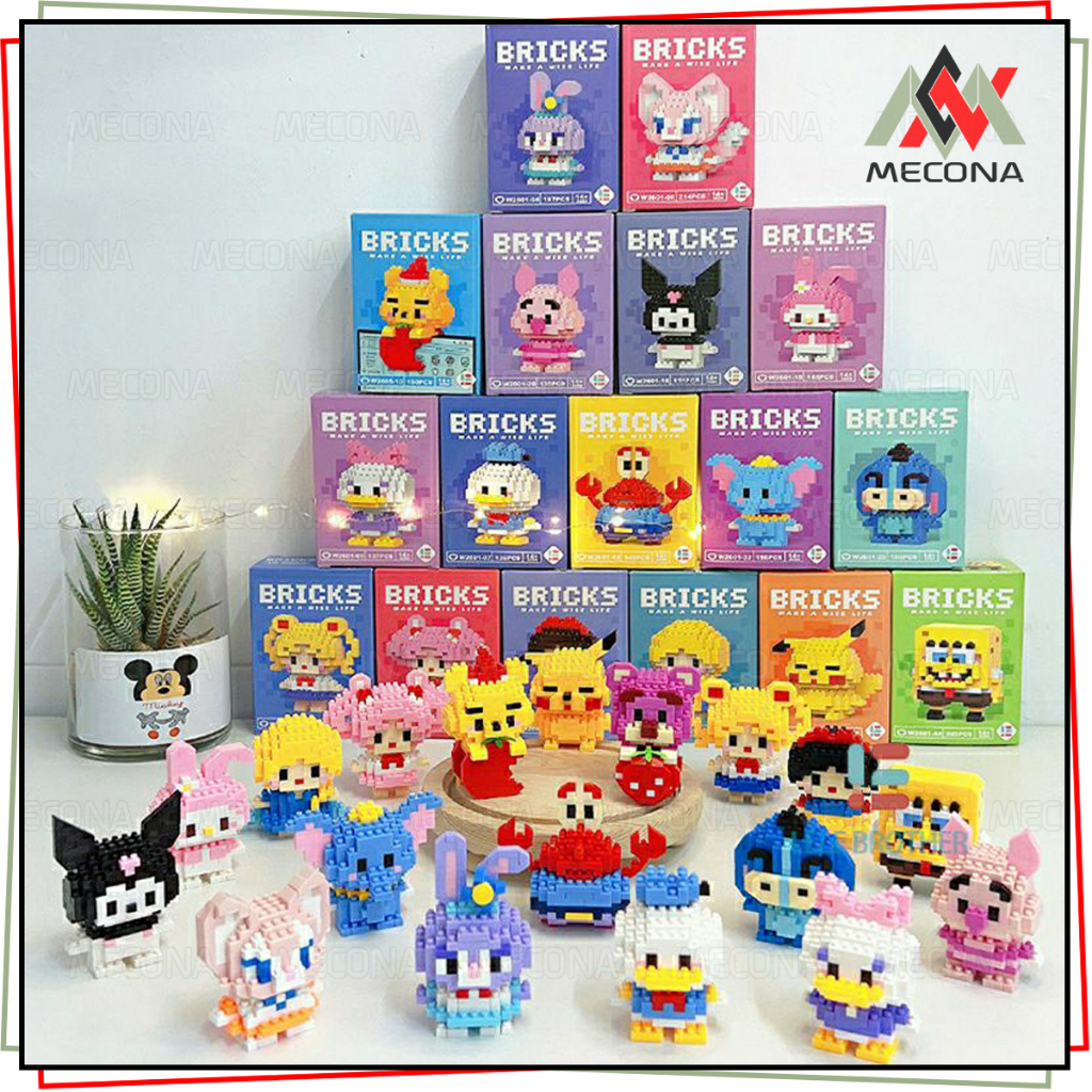 Jual MECONA - Nano Block Mainan Balok Building Block Nano Bricks Balok ...