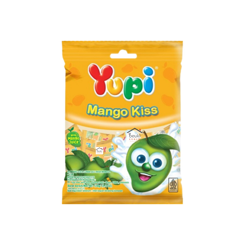 Jual Yupi Mango Kiss Permen Jeli Lunak Rasa Mangga Kemasan Hang Bag ...