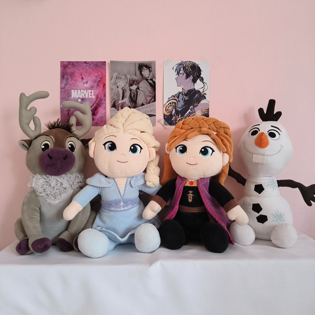 Jual Paket Boneka Disney Frozen II Elsa Anna Olaf Sven Changi Plush ...