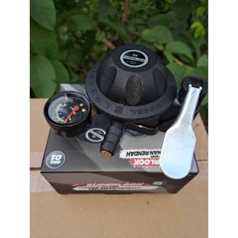 Jual SUPERLOCK regulator kompor gas grs - 01 ORIGINAL | Shopee Indonesia