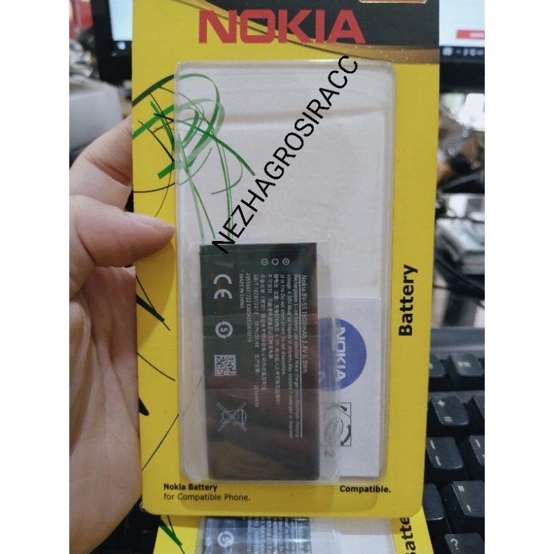 Jual Baterai Battery Original NOKIA BYD BV-5S , BV5S , BV 5S Nokia X2 Baterai Dijamin Bagus boss ...
