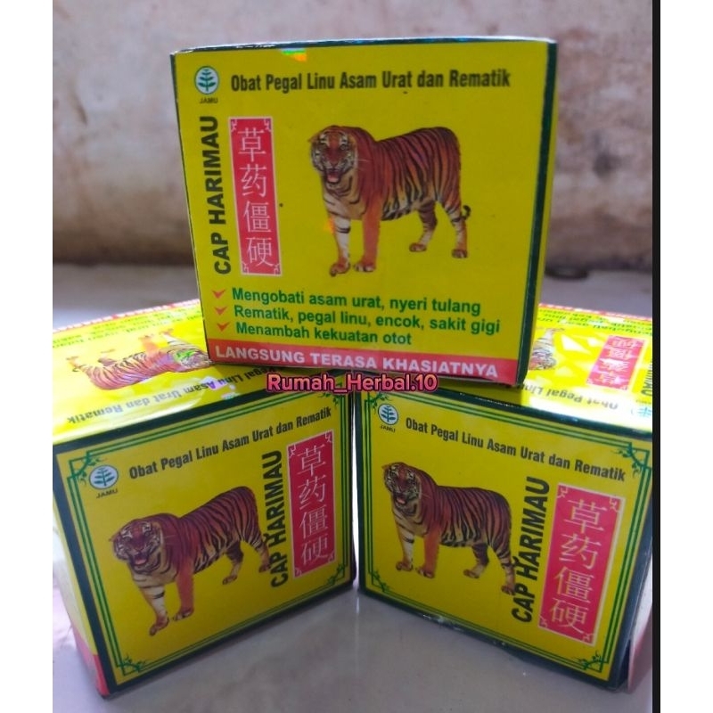 Jual CAP HARIMAU obat pegel linu asam urat dan reumatik original ...