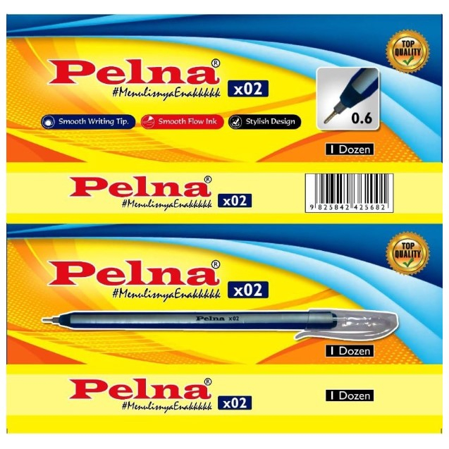 Jual Ball Pen Pulpen Pena Pelna X02 (1 Box 12 Pcs) | Shopee Indonesia