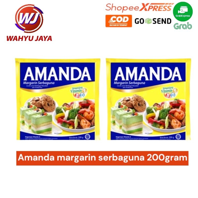 Jual Amanda margarin serbaguna 200 gram | Shopee Indonesia