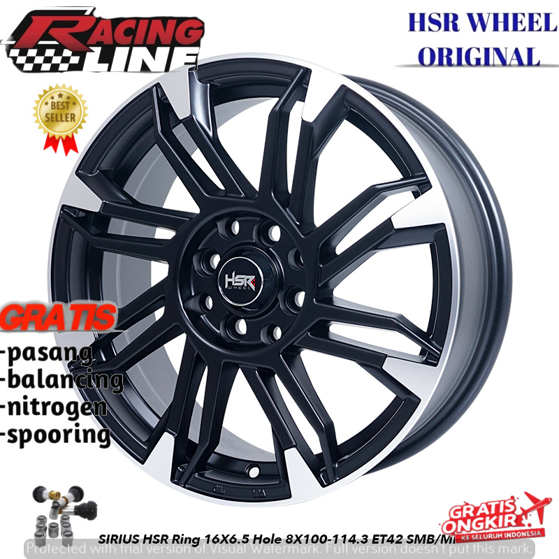 Jual Velg Mobil Racing Ring 16 Cocok Untuk Veloz Xenia Evalia Livina Avanza Grand Livina Jazz ...