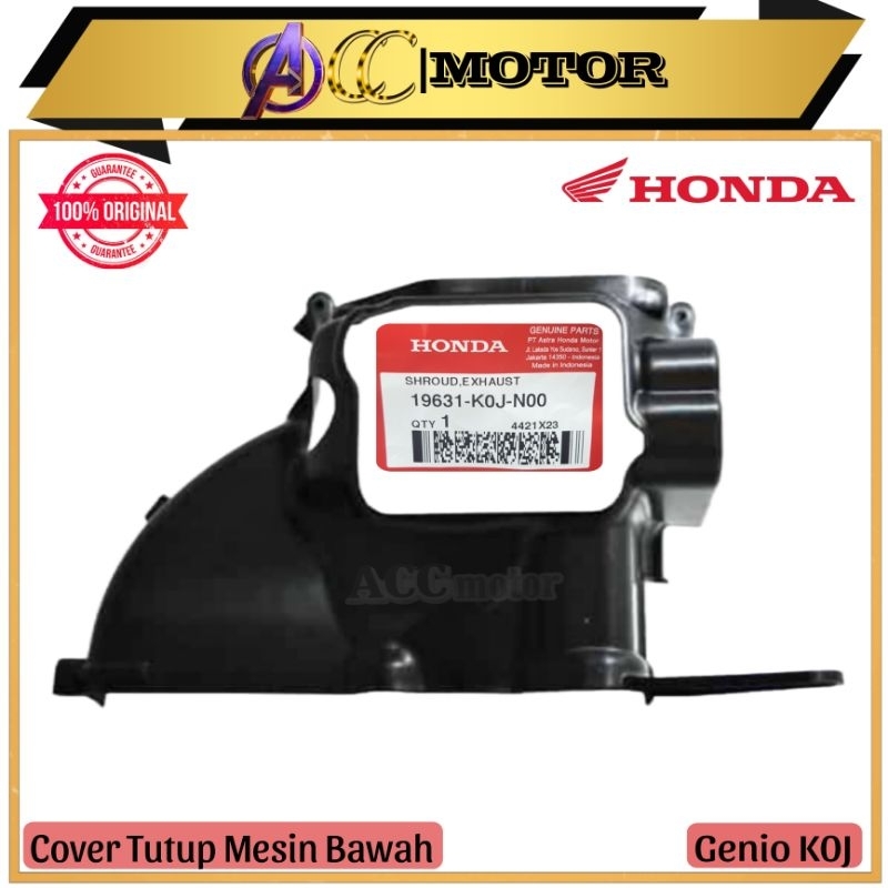 Jual 19631-K0J-N00 SHROUD EXHAUST COVER TUTUP MESIN BAWAH GENIO AHM ...