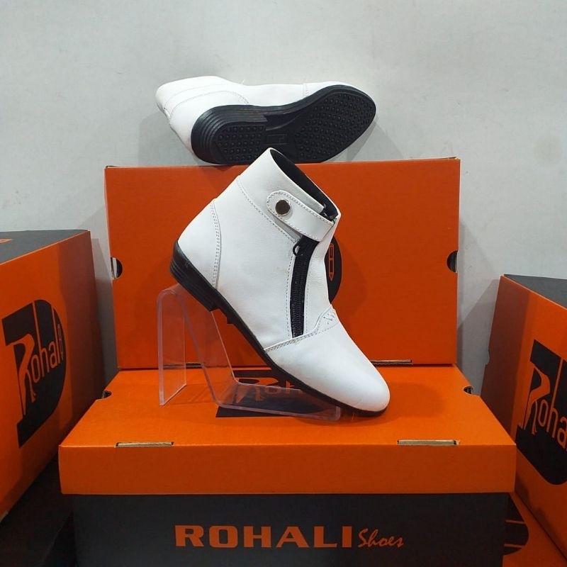 Jual SEPATU BOOTS ANAK PEREMPUAN ASLI KULIT KHUSUS WARNA PUTIH BISA ...