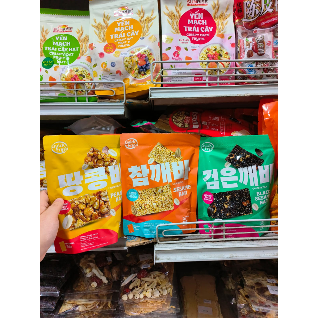 Jual HALAL Quick fresh healthy bar peanut bar sesame black sesame bar ...