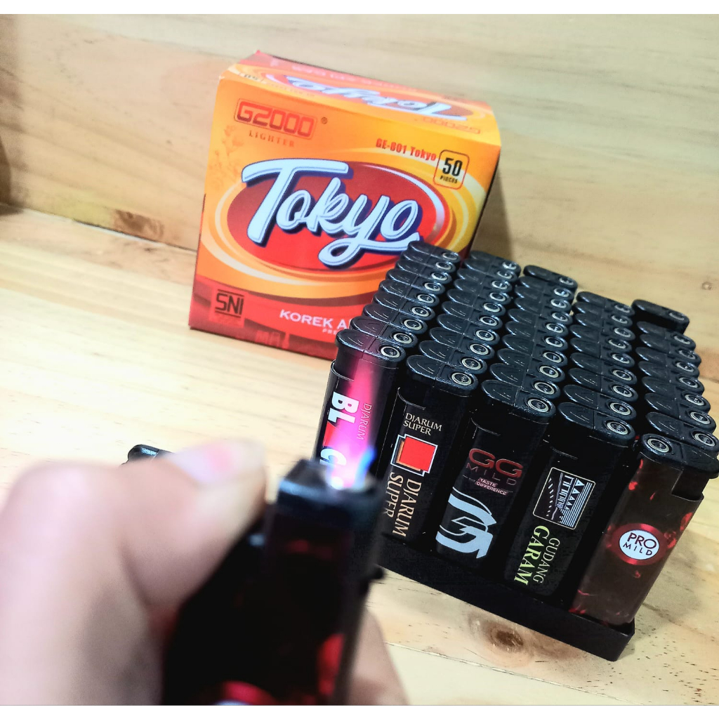 Jual Korek Api bara isi ulang Tokyo Kualitas premium Lighter G2000 ...