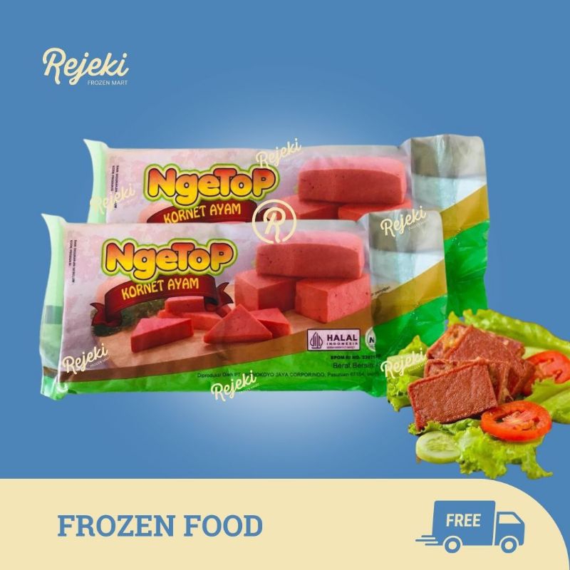 Jual Belfoods Ngetop Harmoni Kornet Ayam Uenak 450gr - Rejeki Frozen ...